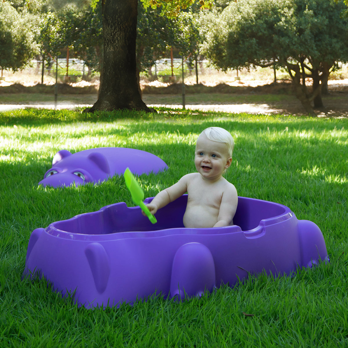 Hippo Pool / Sandpit / Ball Pit With Cover – Starplast